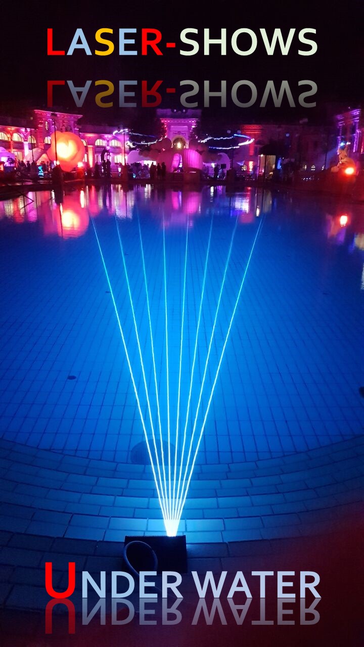 World of lasers Under Water – LASER THEATRE